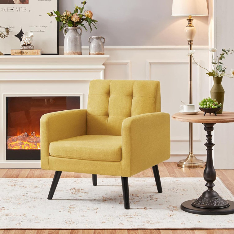 Corrigan Studio® Malyk Solid Wood&Rubberwood Accent Stool | Wayfair