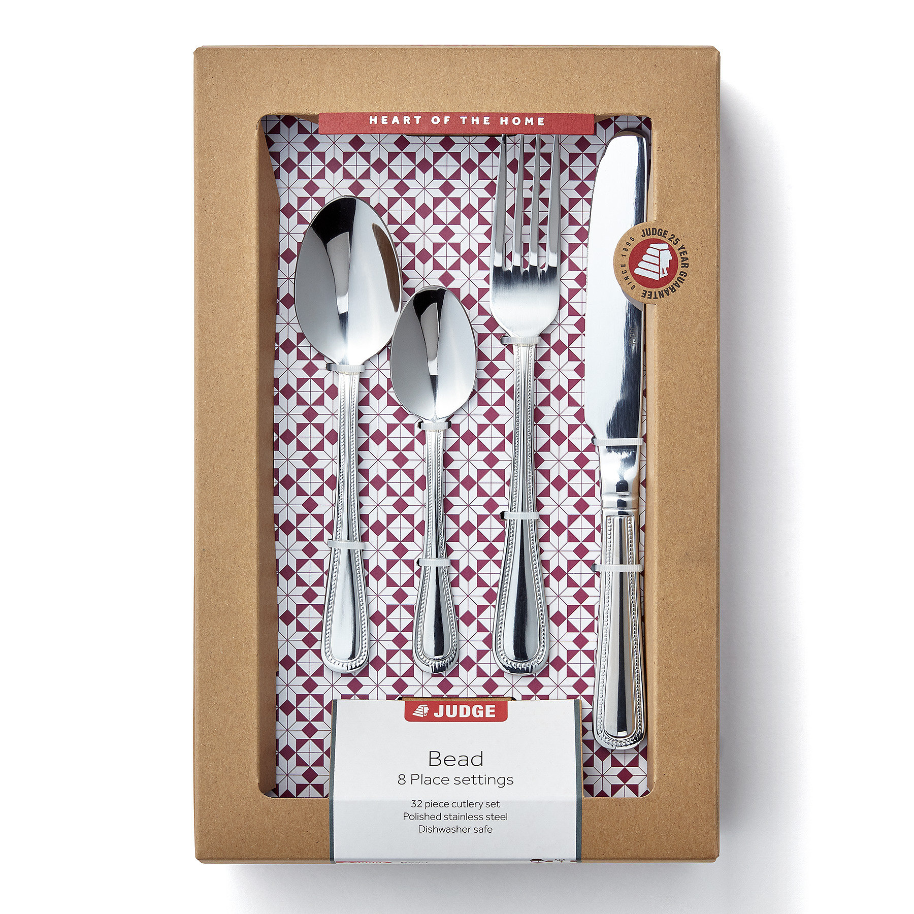 Judge, Bead - 44 Piece Cutlery Set, Service for 6 & Reviews | Wayfair.co.uk