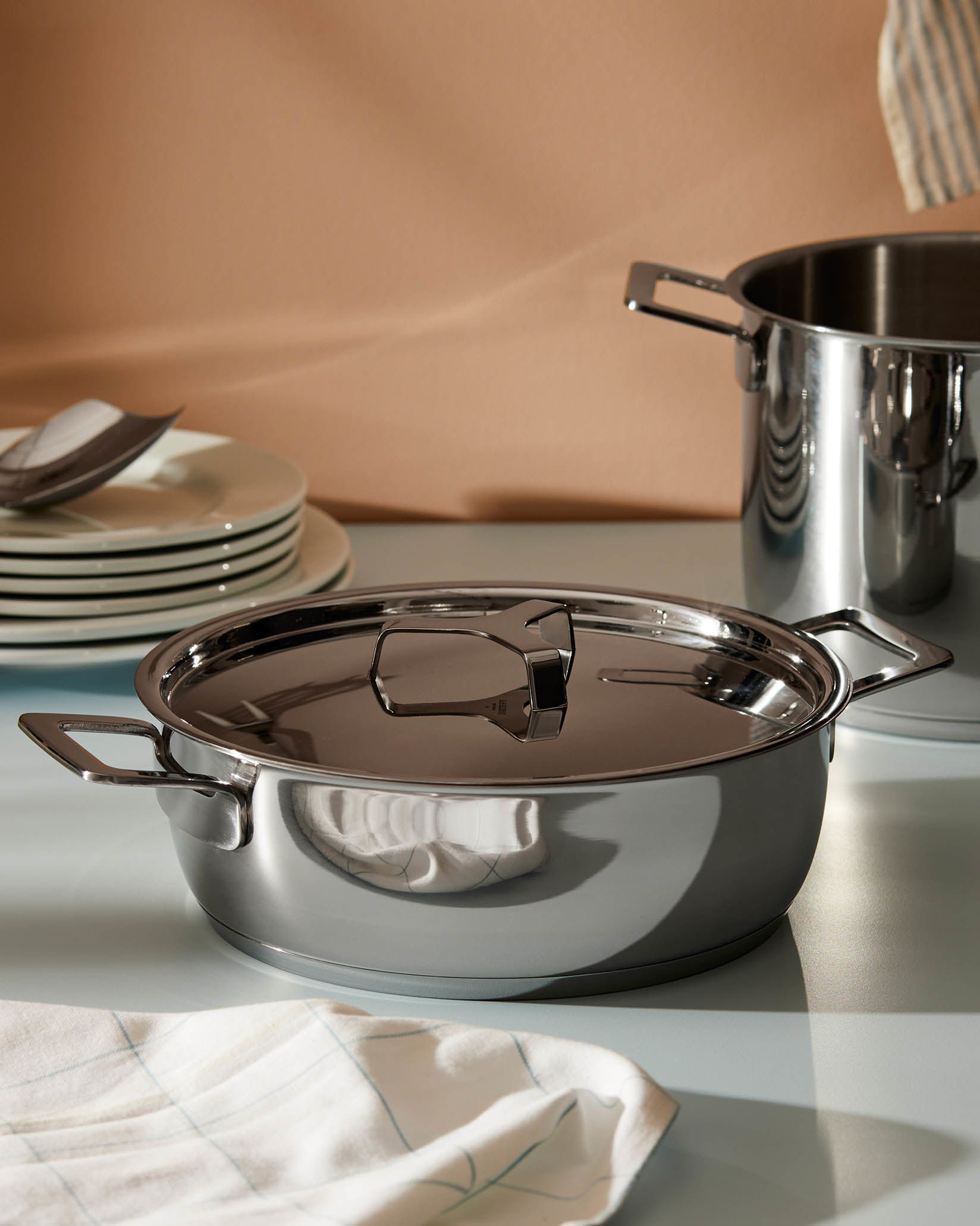 Alessi Pots&Pans Low Casserole with Two Handles | Wayfair