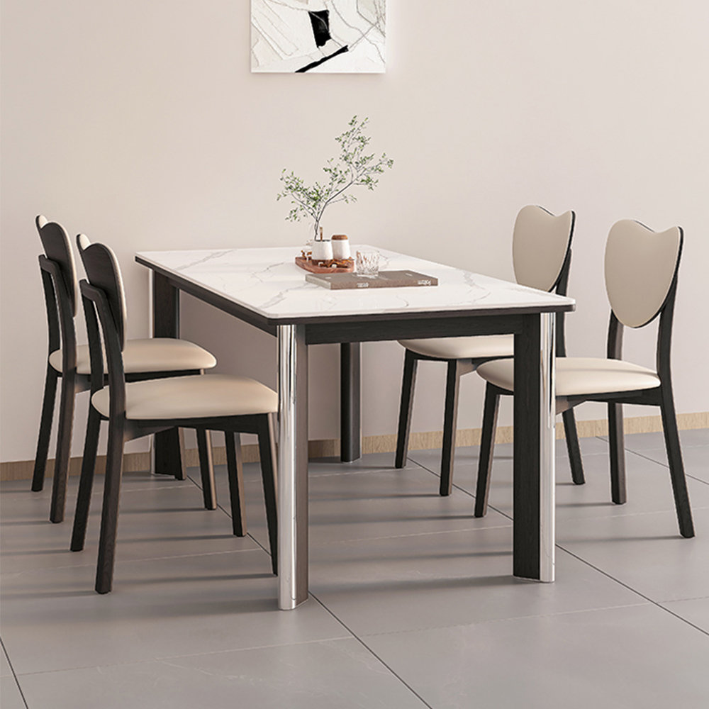 Elamer European modern simple dining table set | Wayfair