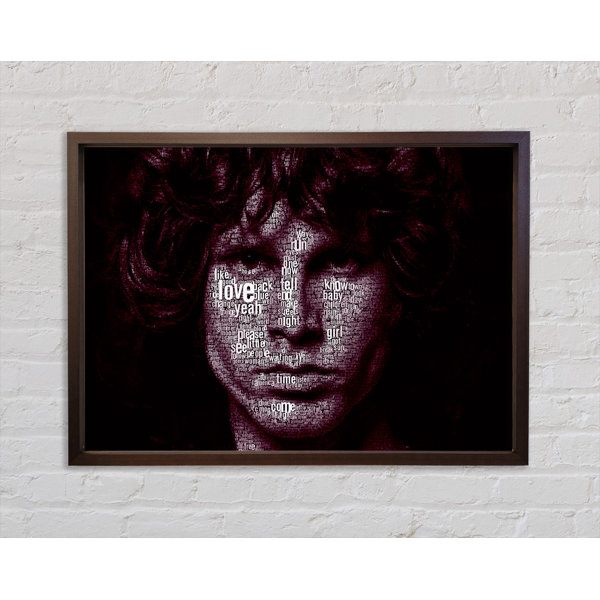 Bright Star Jim Morrison Words - Single Picture Frame Art Prints on ...