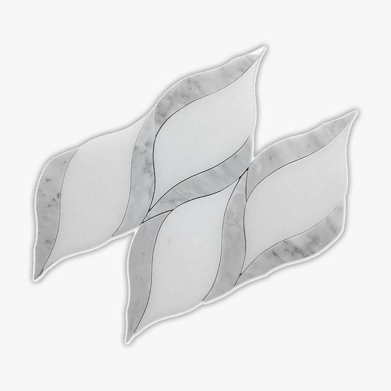 Direct Stone Source Asian Statuary Carrara Flora 9" x 9" Marble Novelty ...