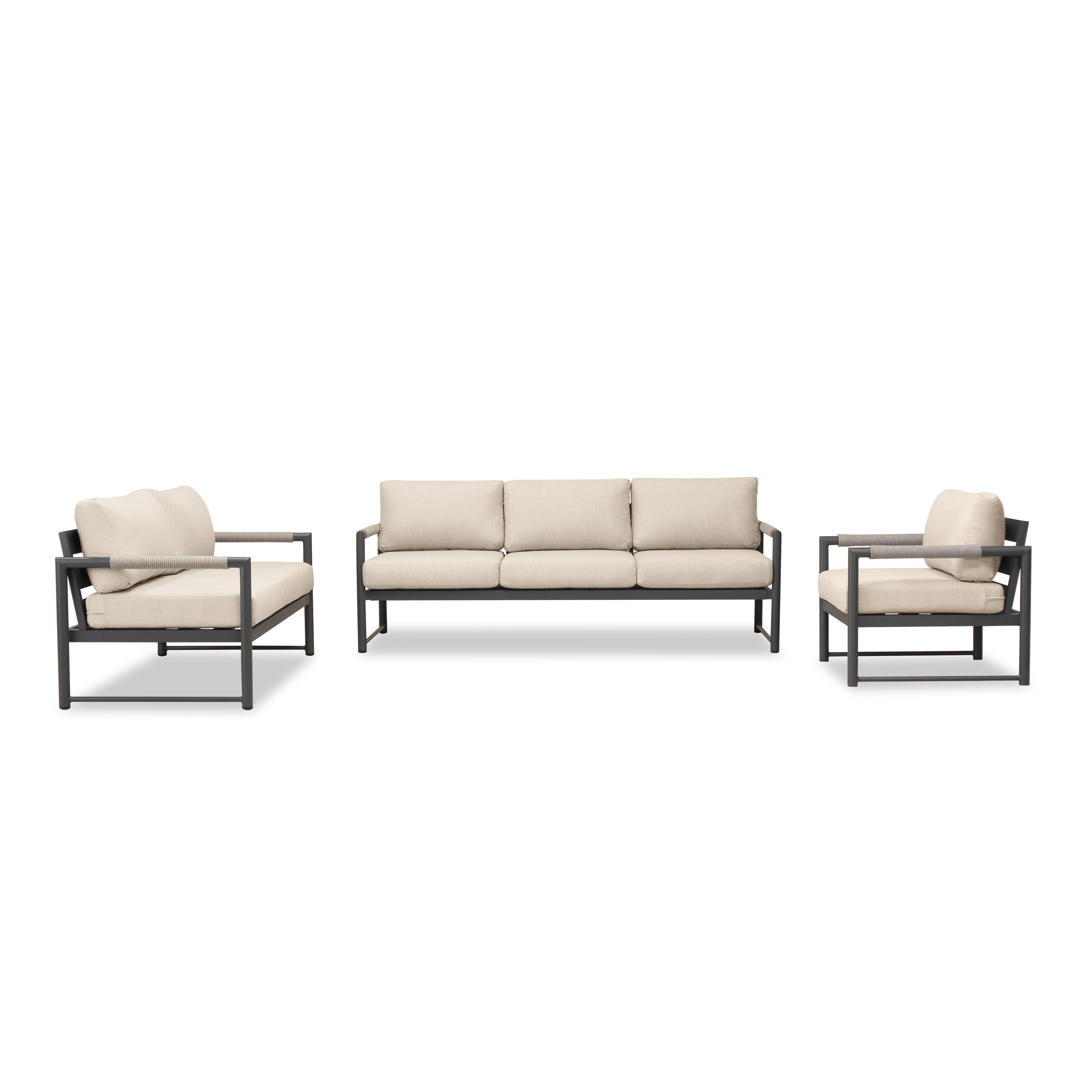Harmonia Living Outdoor 3 - Piece Conversation Set
