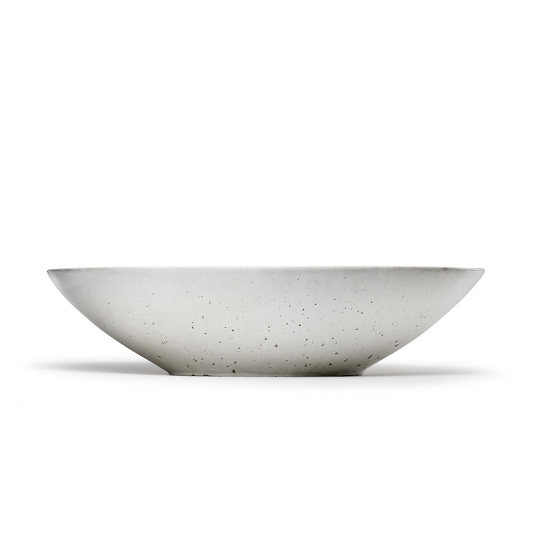 17 Stories Concrete Bowl Pot Planter | Wayfair