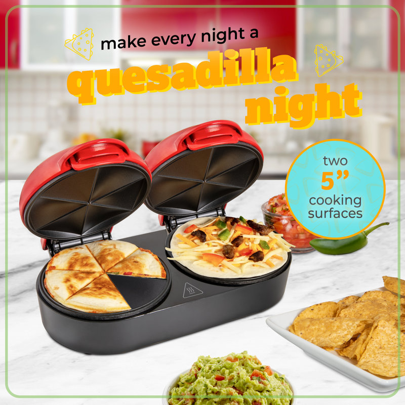 Taco Tuesday Double Street Taco Quesadilla Maker | Wayfair