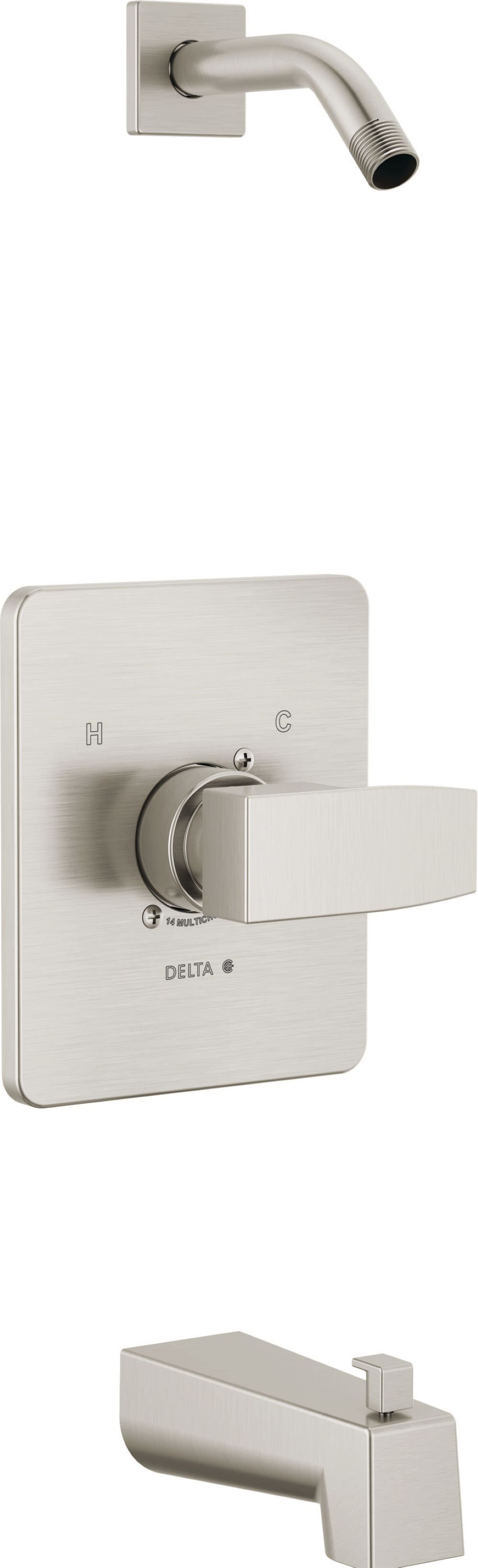 Delta Modern Monitor 14 Series Tub & Shower Trim -Less Head & Reviews ...