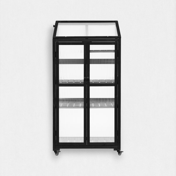 VIRUBI 3' W x 2' D Lean-To Greenhouse | Wayfair