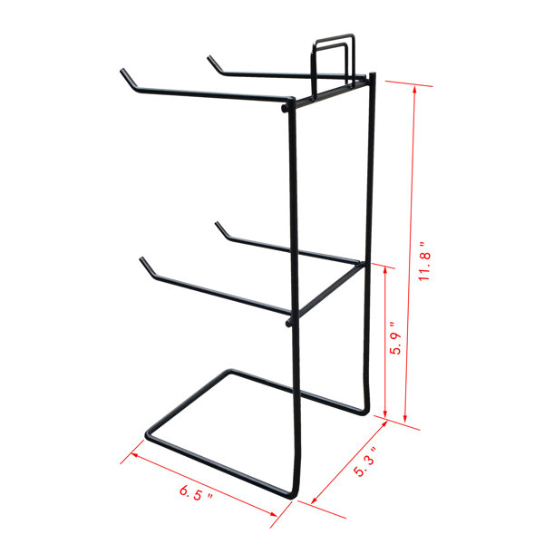 FixtureDisplays Key Chain Wire Display Rack Small Items Counter Display ...