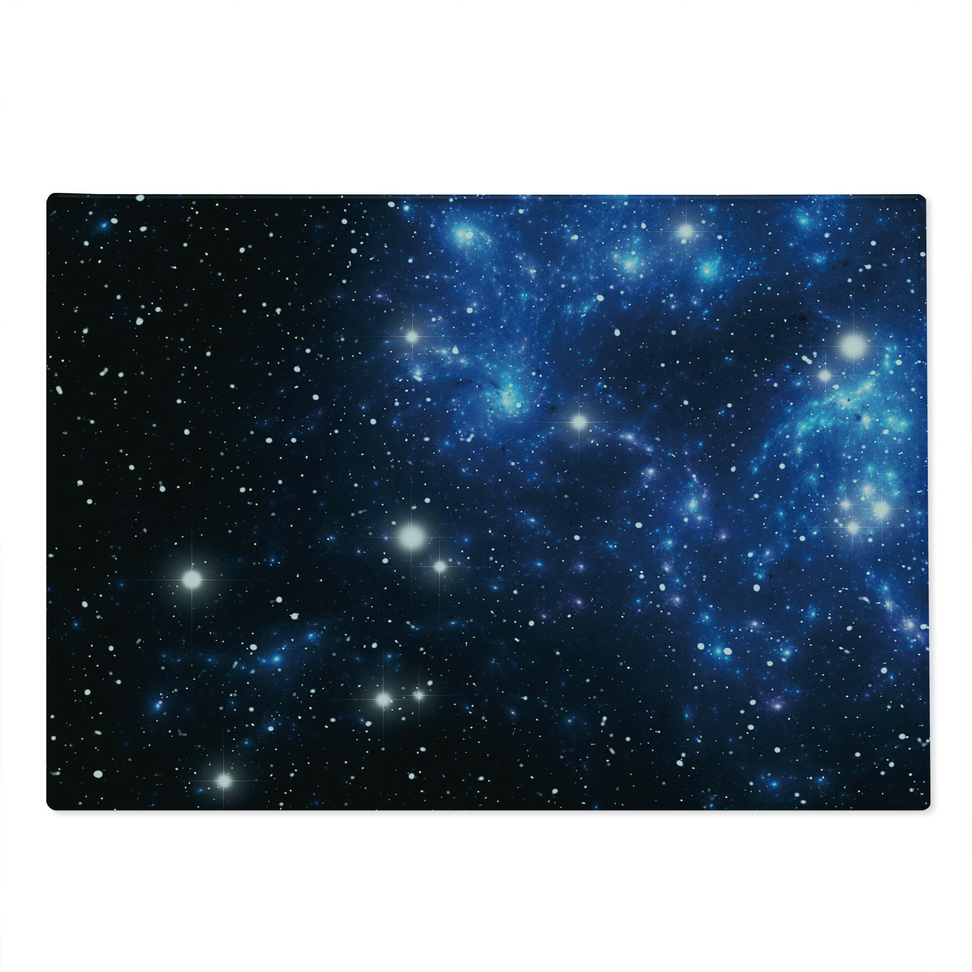 Ambesonne Constellation Cutting Board Large Size Space Star Nebula Blue ...