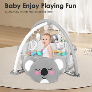 dearlomum 27.6'' L Koala Baby Play Mat Baby Gym,Ball Pit Including 30 ...