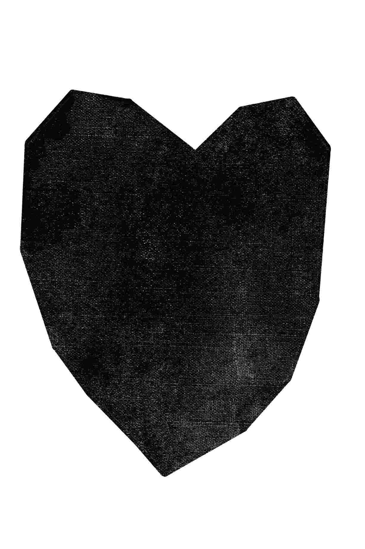 Ebern Designs Geo Heart - Wrapped Canvas Painting | Wayfair