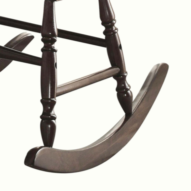 One Allium Way® Black Spindle Back Rocking Chair | Wayfair
