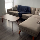 George Oliver Millette 3 - Piece Upholstered Sectional & Reviews | Wayfair