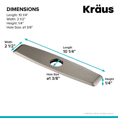 Kraus Deck Plate & Reviews | Wayfair