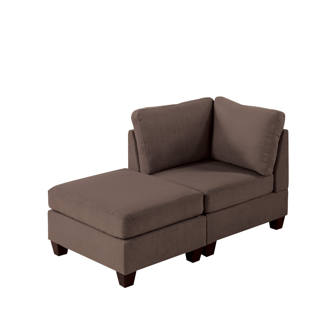 Hokku Designs Modern Sofa MODULAR SET 2PC - Wayfair Canada