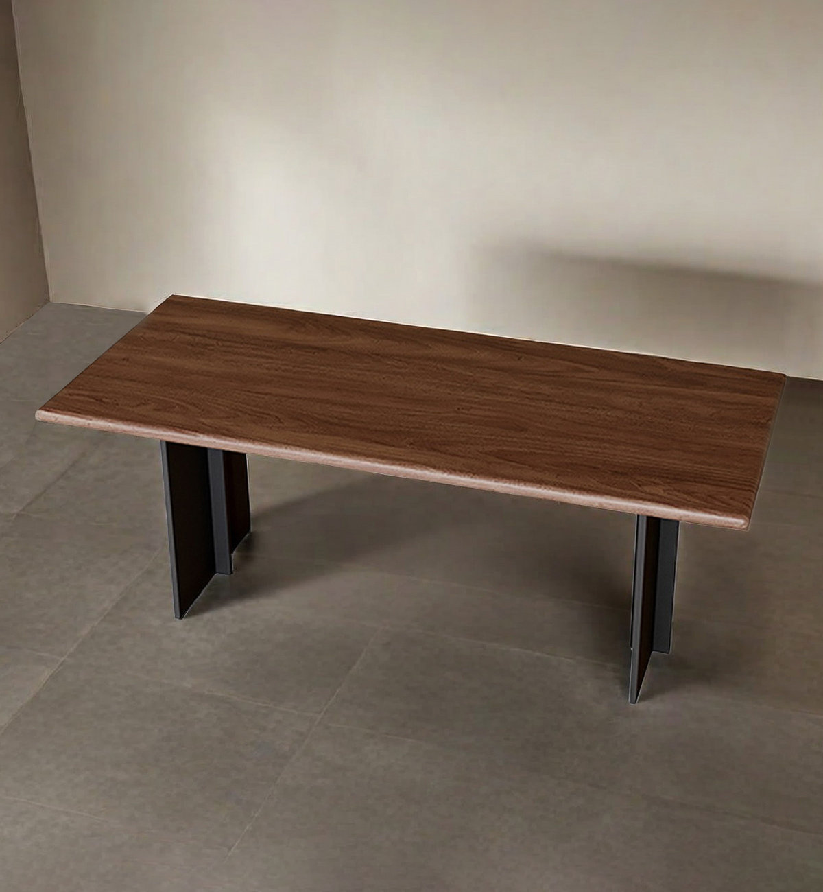 Stella Trek Nordic Retro Walnut Rectangular Dining Table | Wayfair