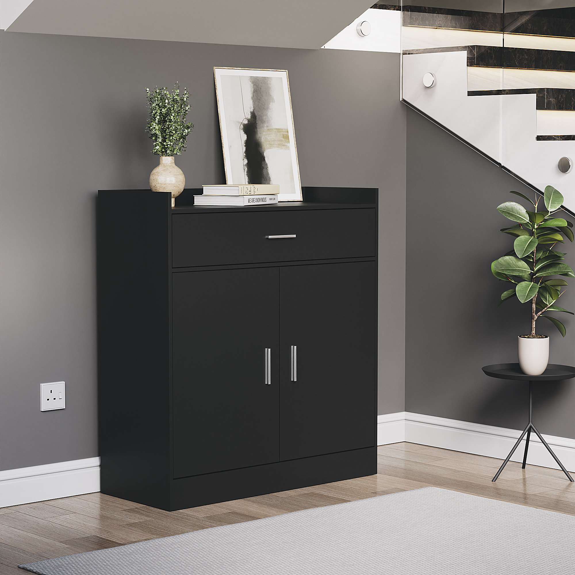 Latitude Run Muskoka 16 Pair Shoe Storage Cabinet & Reviews | Wayfair.co.uk