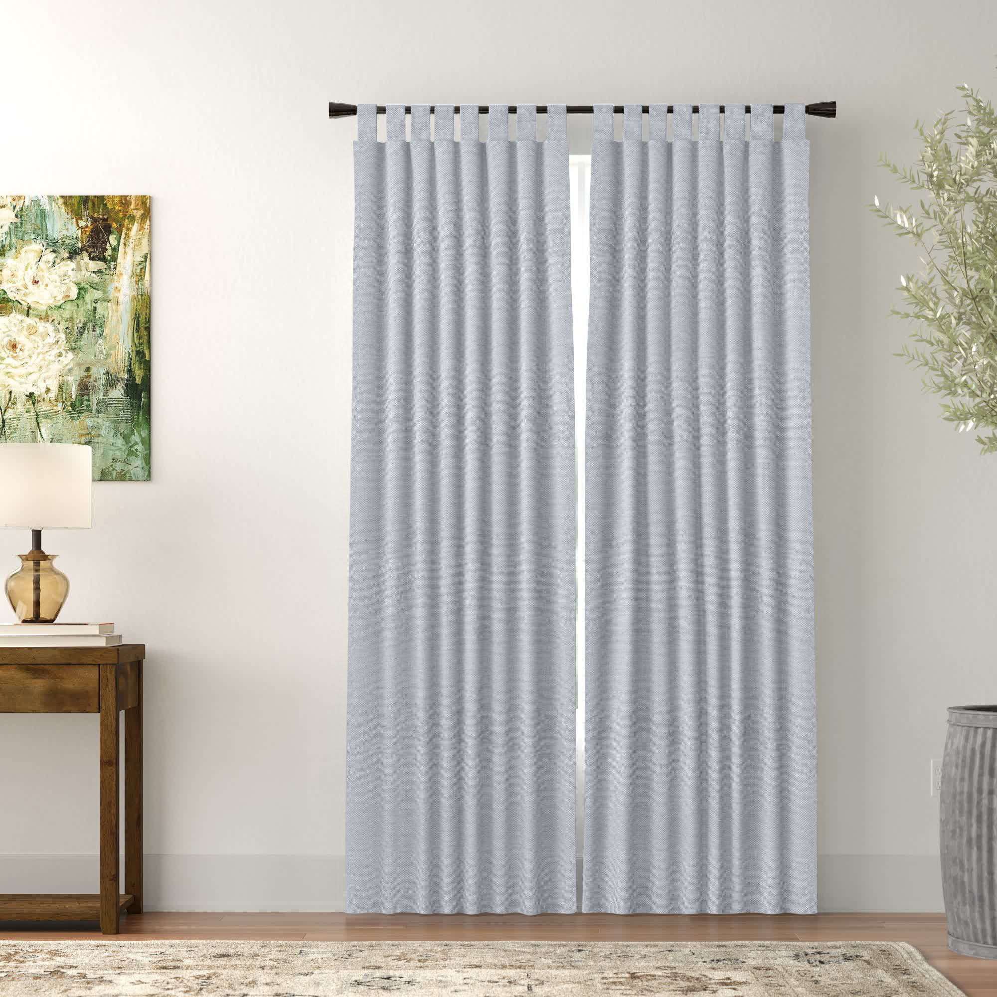 Latitude Run® Alizabeth Solid Color Max Blackout Thermal Tap Top ...