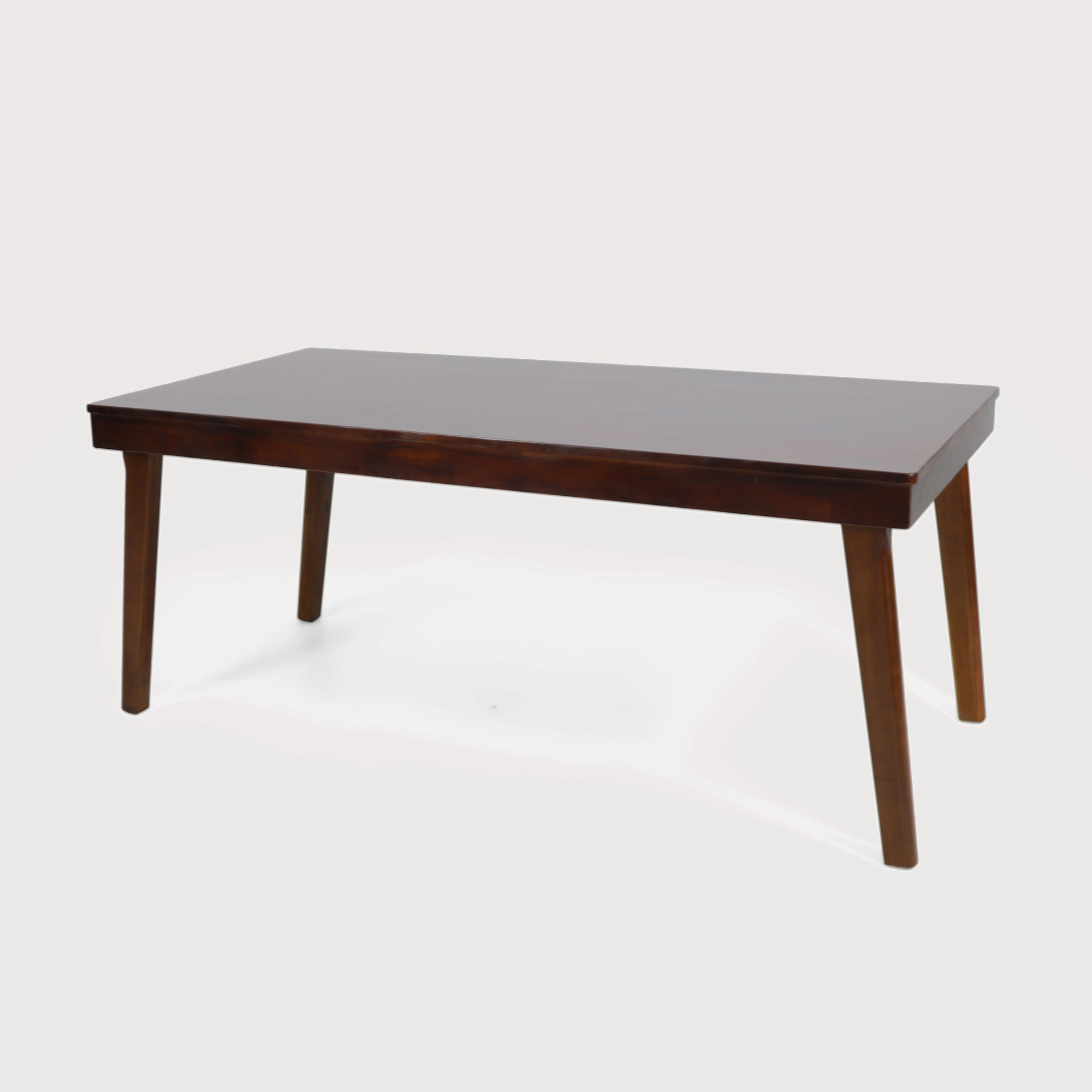 Red Barrel Studio® Bruno Acacia Solid Wood Dining Table & Reviews | Wayfair