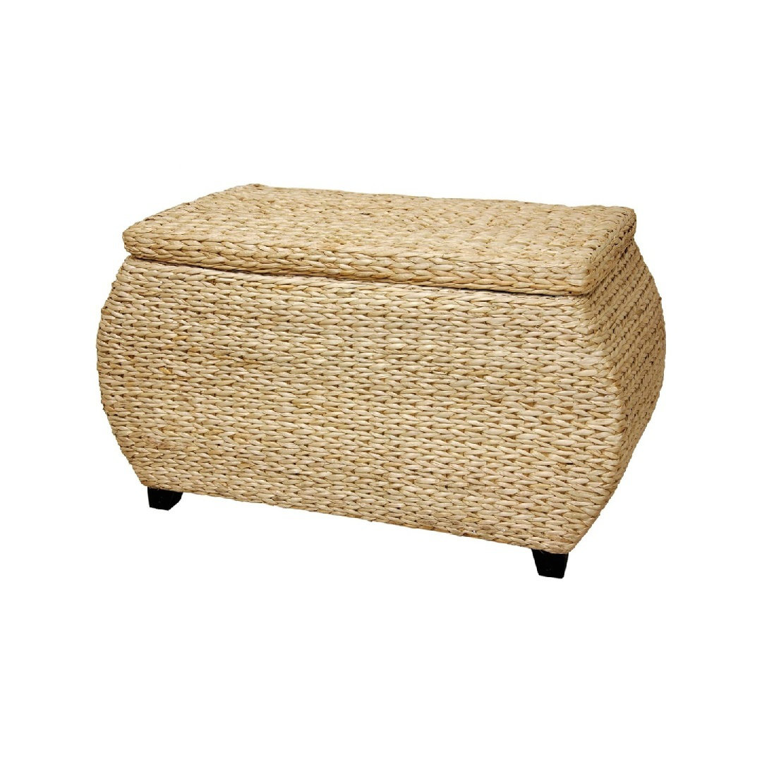 Dakota Fields Rush Grass Storage Chest,Beige,31"W X 16"D X 17.5"H ...