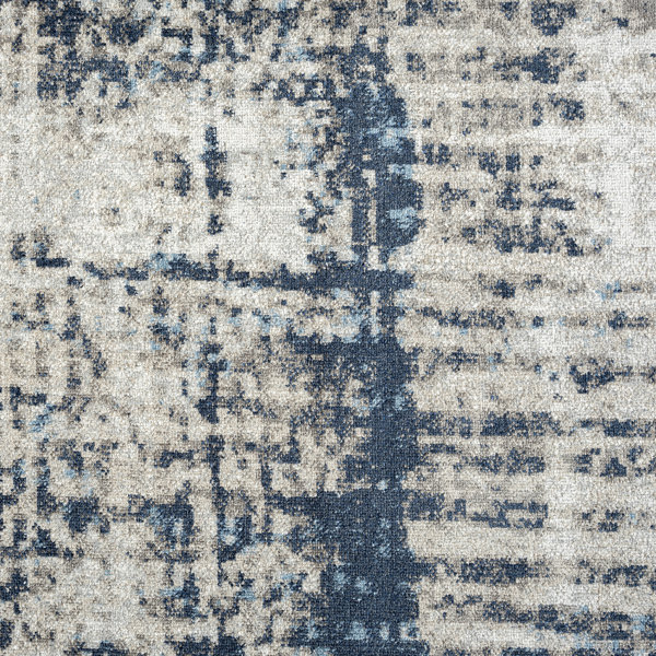 Steelside™ Gosling Abstract Navy Area Rug & Reviews | Wayfair