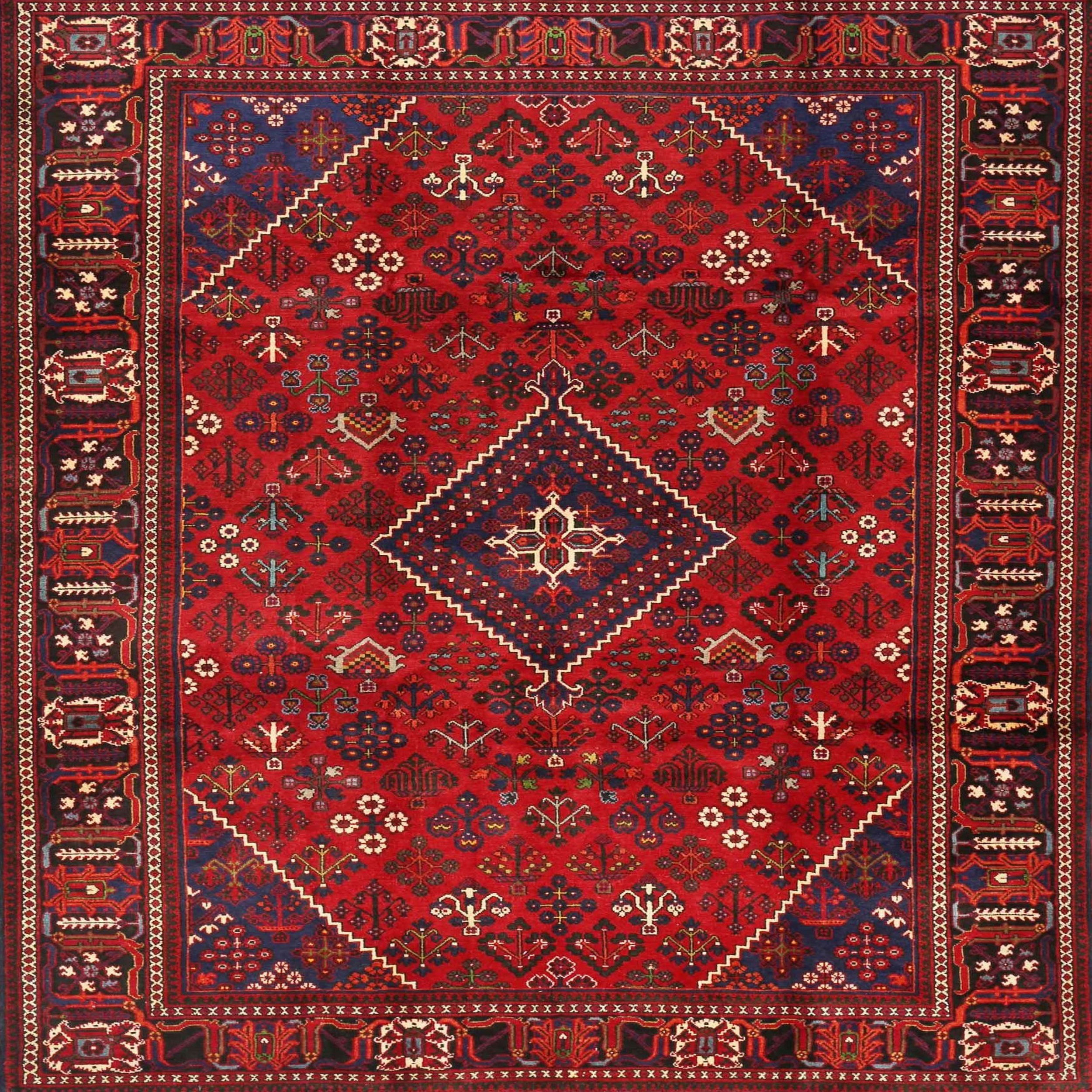 Bloomsbury Market Henny Traditional Red/Brown/Blue Area Rug - Wayfair ...