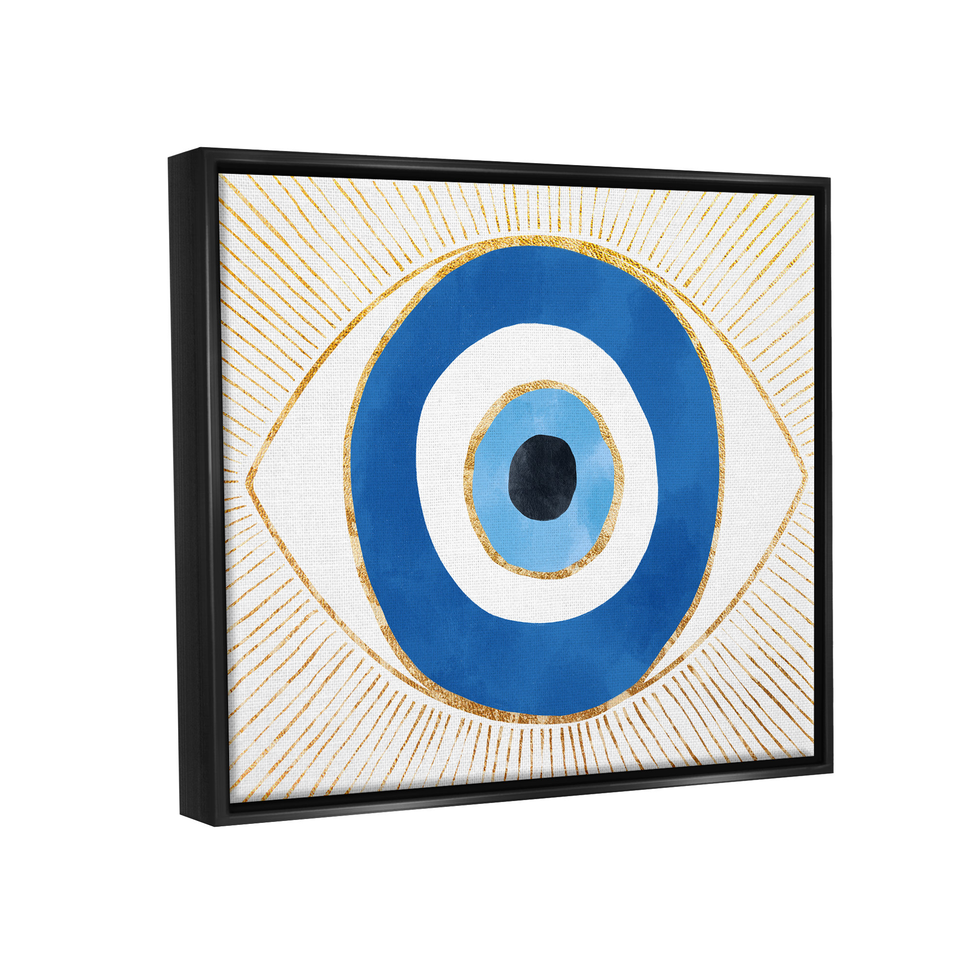 Mercer41 " Evil Eye Shape Striped Mati Symbol " by Ziwei Li Painting ...