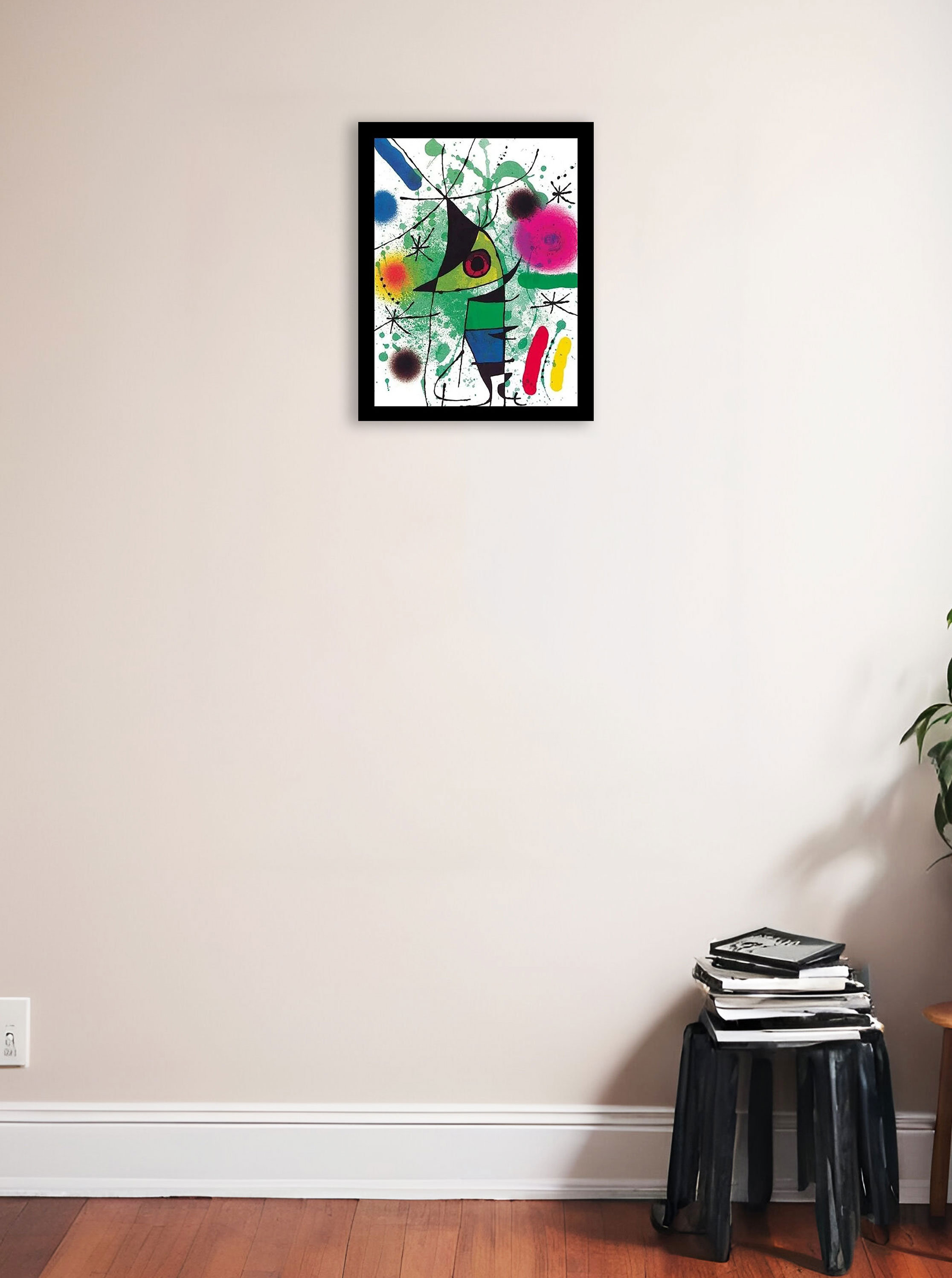 Vault W Artwork 'Singing Fish' by Joan Miro Framed Painting Print ...