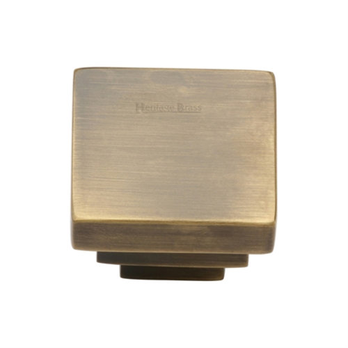 Heritage Brass Stepped Square Knob & Reviews | Wayfair.co.uk