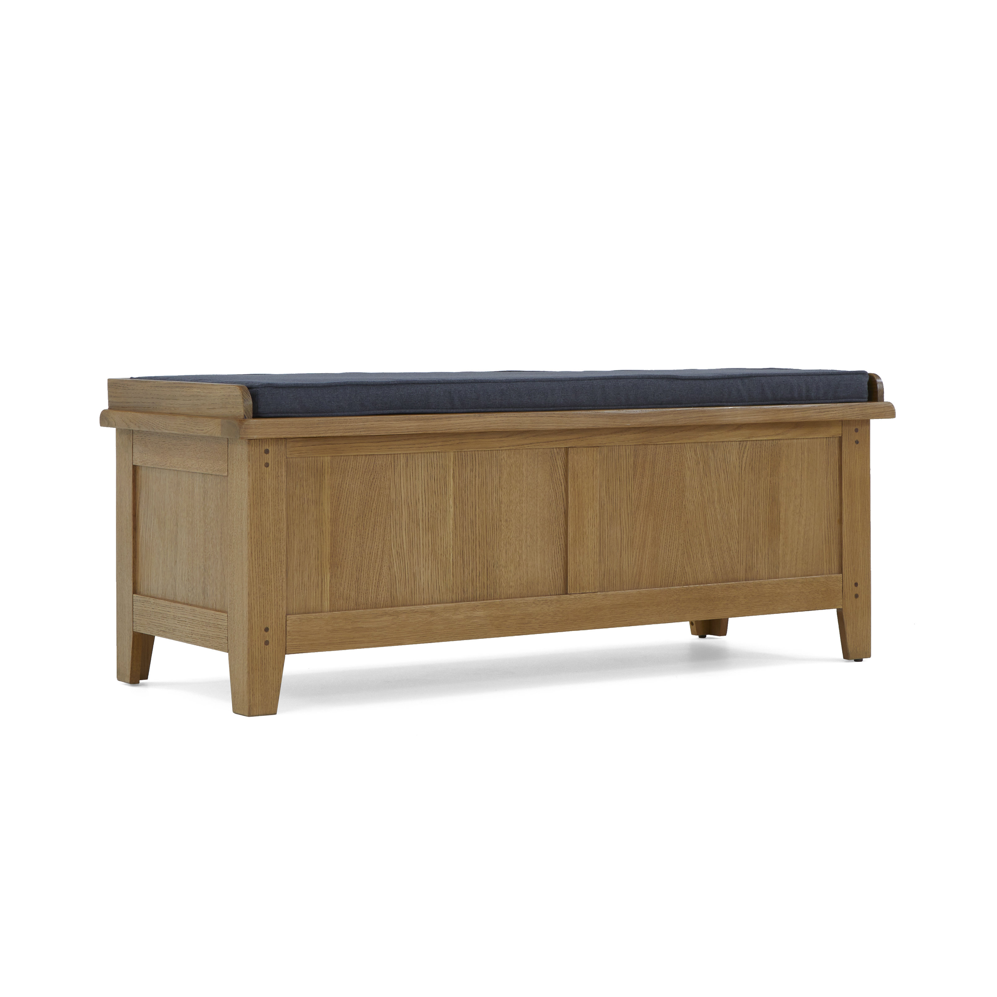ClassicLiving Burcombe Oak Storage Ottoman | Wayfair.co.uk