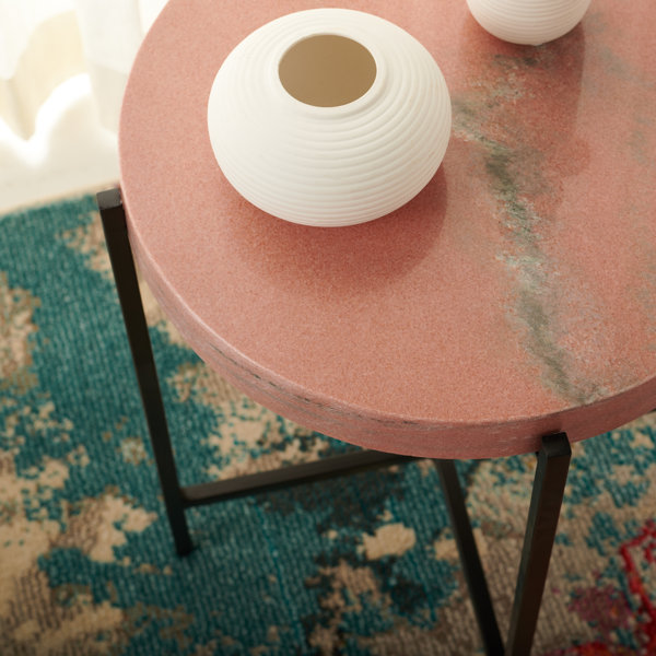 Joss & Main Torino CylMarble Top End Table & Reviews | Joss & Main