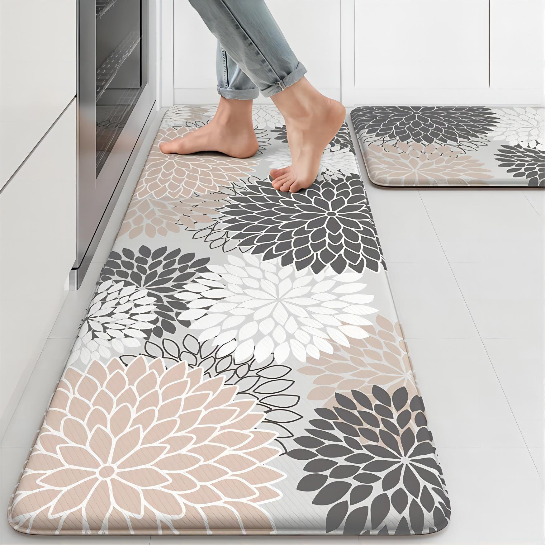 Lark Manor Kitchen Rugs And Mats Cushioned Anti Fatigue Kitchen Mat ...
