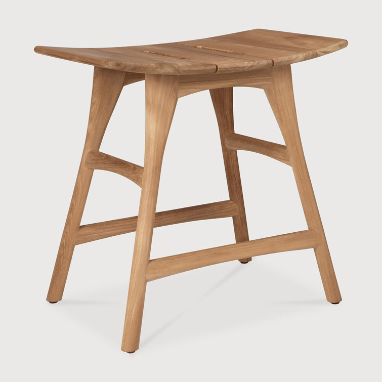 Ethnicraft Osso Outdoor Teak Bar Stool by Jeffrey Budiman | Perigold