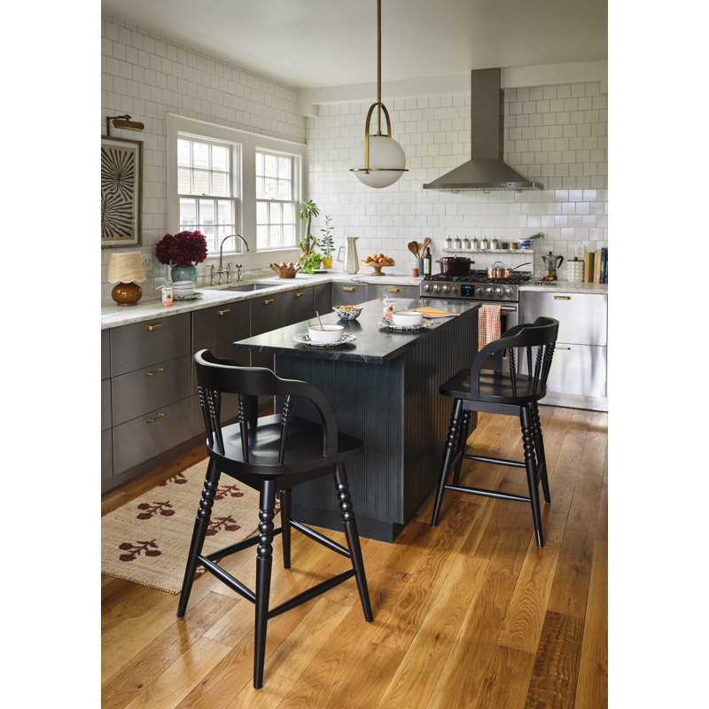 Birch Lane™ Matilda Swivel 25.5'' Counter Stool | Wayfair