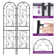 Winston Porter Rearic 87.00'' H x 20.00'' W Metal Arched Trellis Side ...