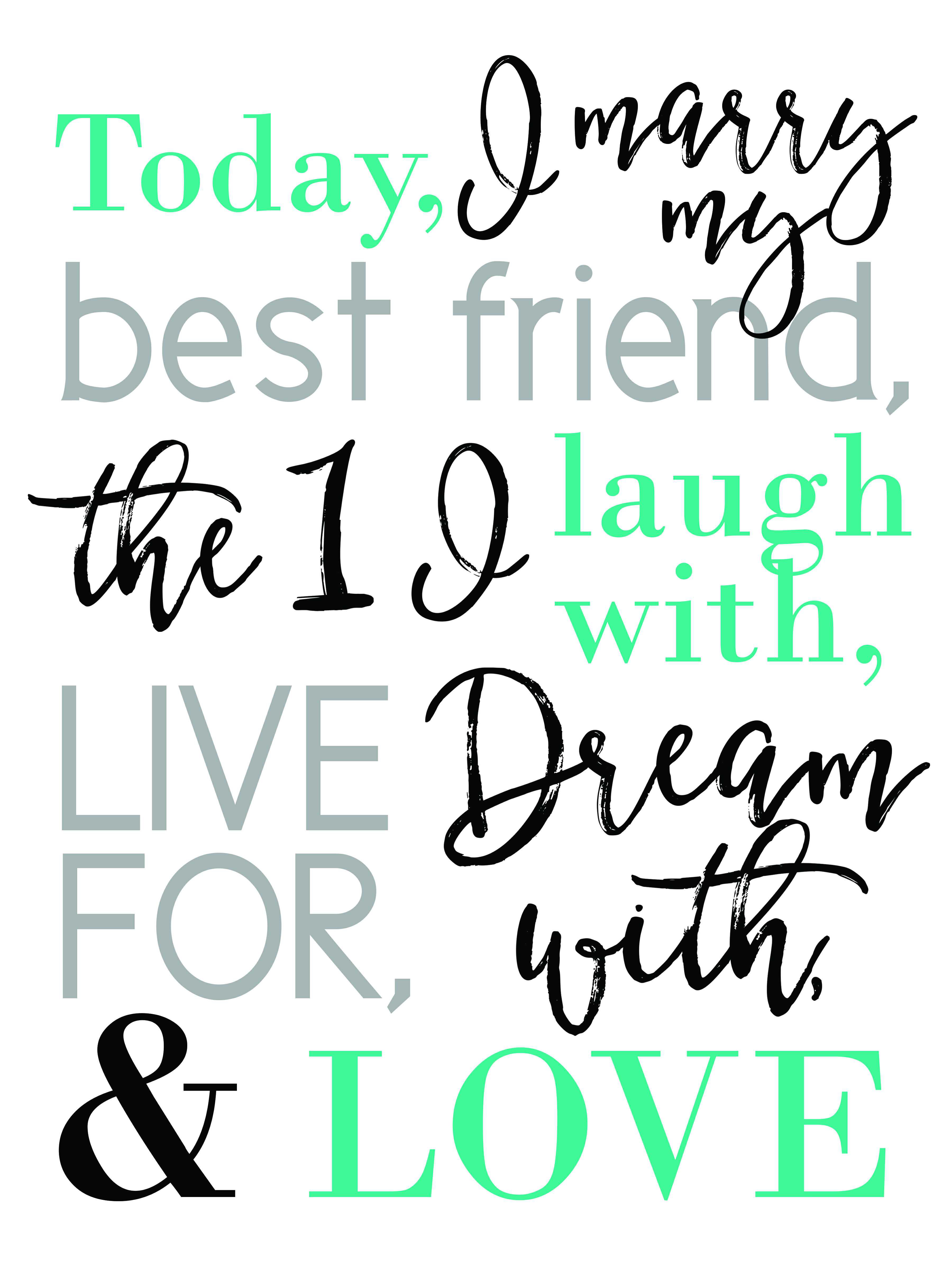 Trinx Today I Marry My - Wayfair Canada