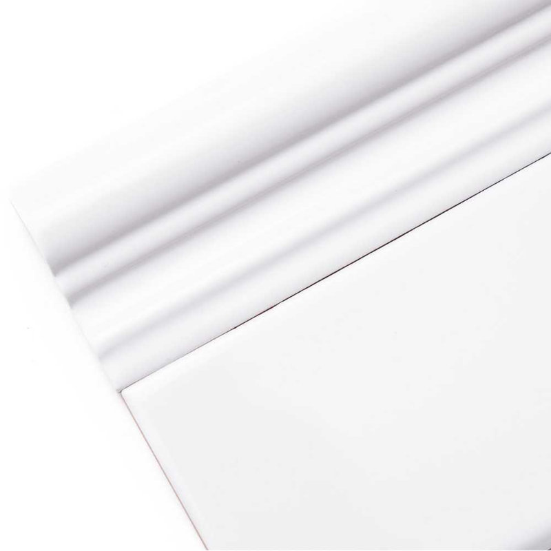 The Tile Life Fresno 6" x 2" Glossy Ceramic Chair Rail & Reviews | Wayfair