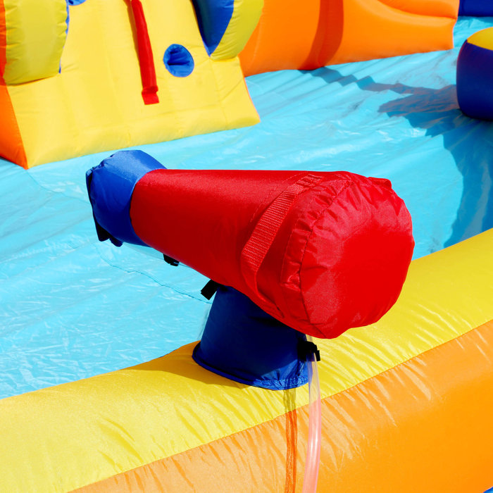 Banzai Rapid Falls Dual Slides Water Park Climbing Rope Lagoon for Ages ...