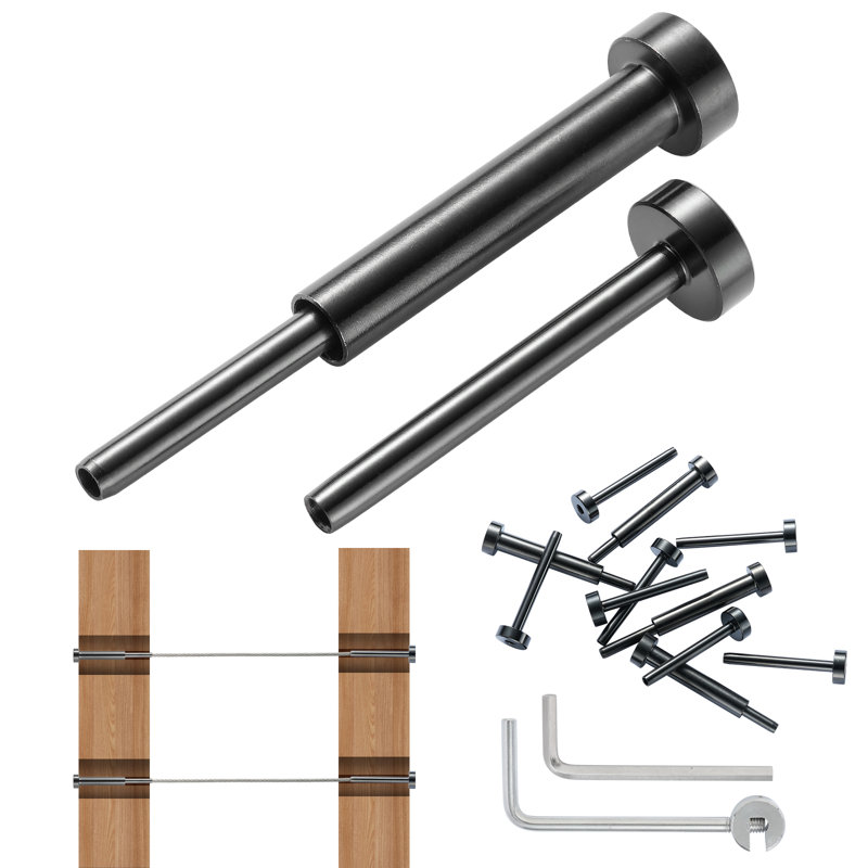 Stellweilan Tessberg Invisible Cable Railing Kit Stainless Steel Stud ...