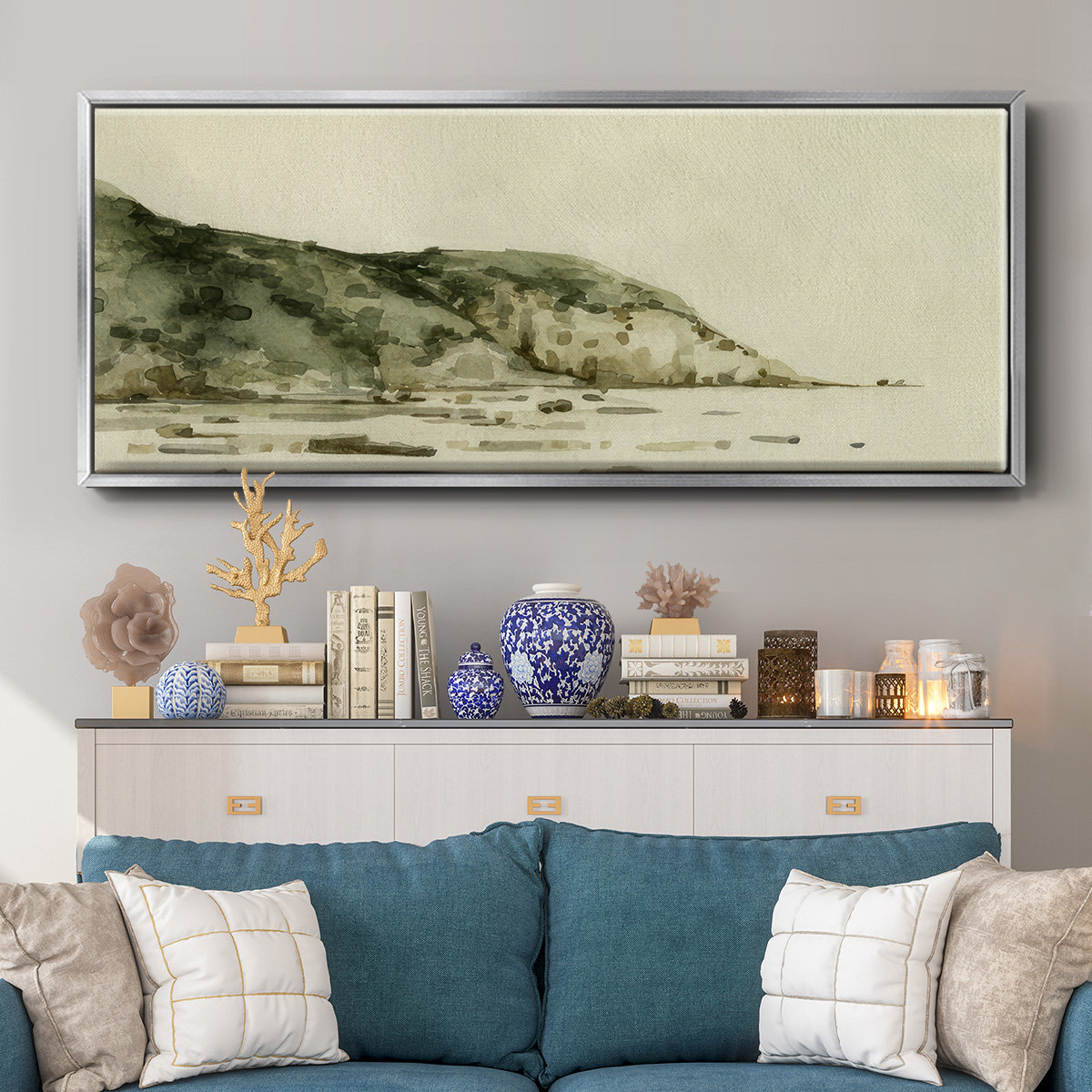 Loon Peak Distant Shore I- Framed Canvas - Wayfair Canada