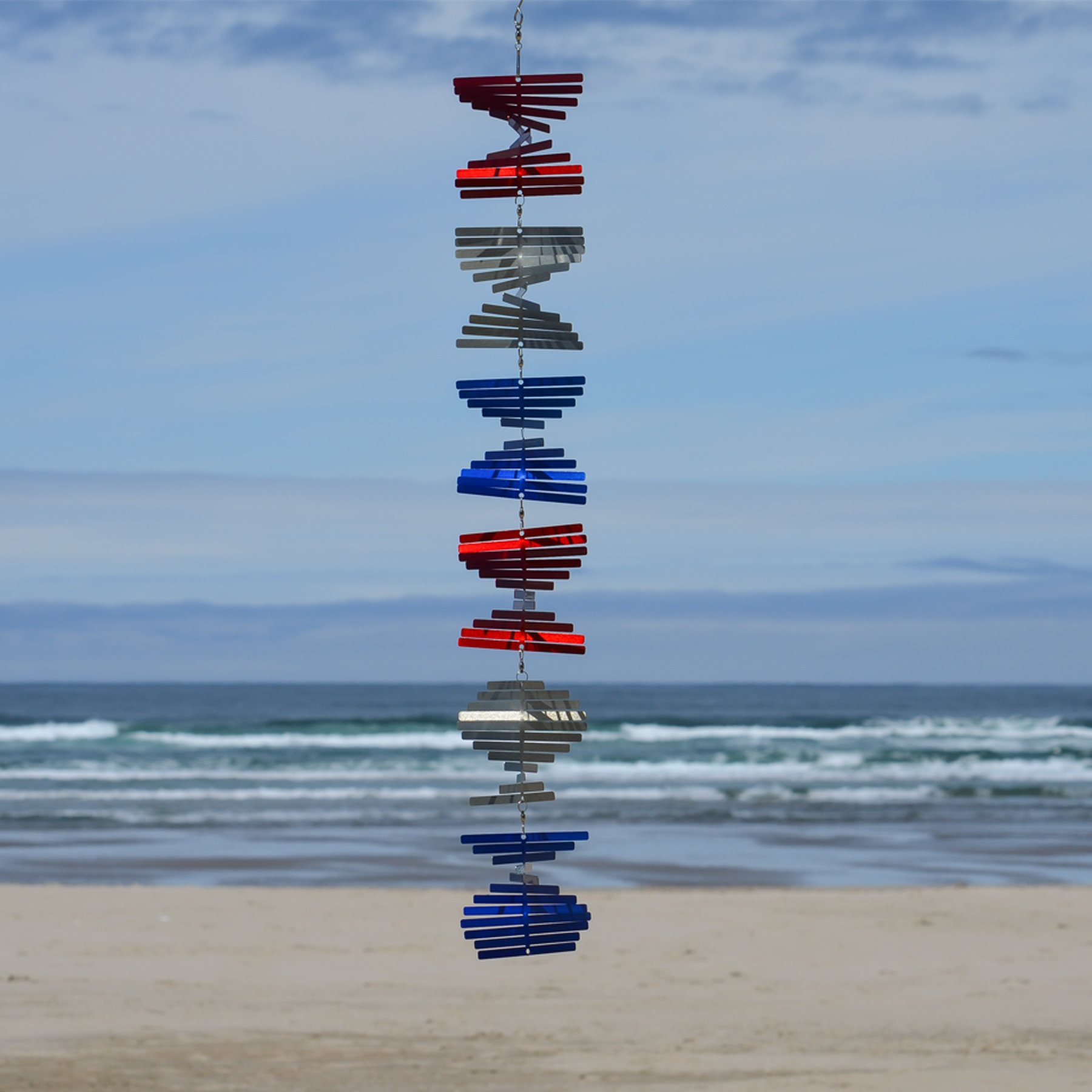 In The Breeze Stacked Shimmer Helix Spinner | Wayfair