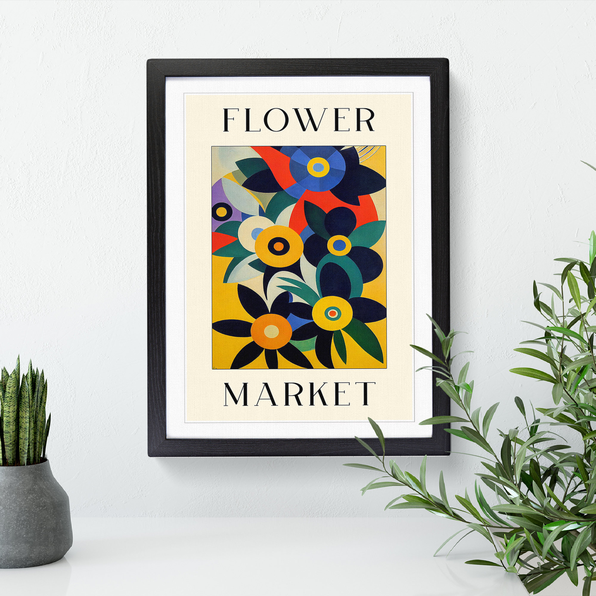 Happy Larry The Retro Flower Market Exhibition No.9 | Wayfair.co.uk