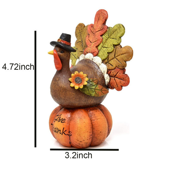 The Holiday Aisle® Christmas ornaments turkey table decorations ...