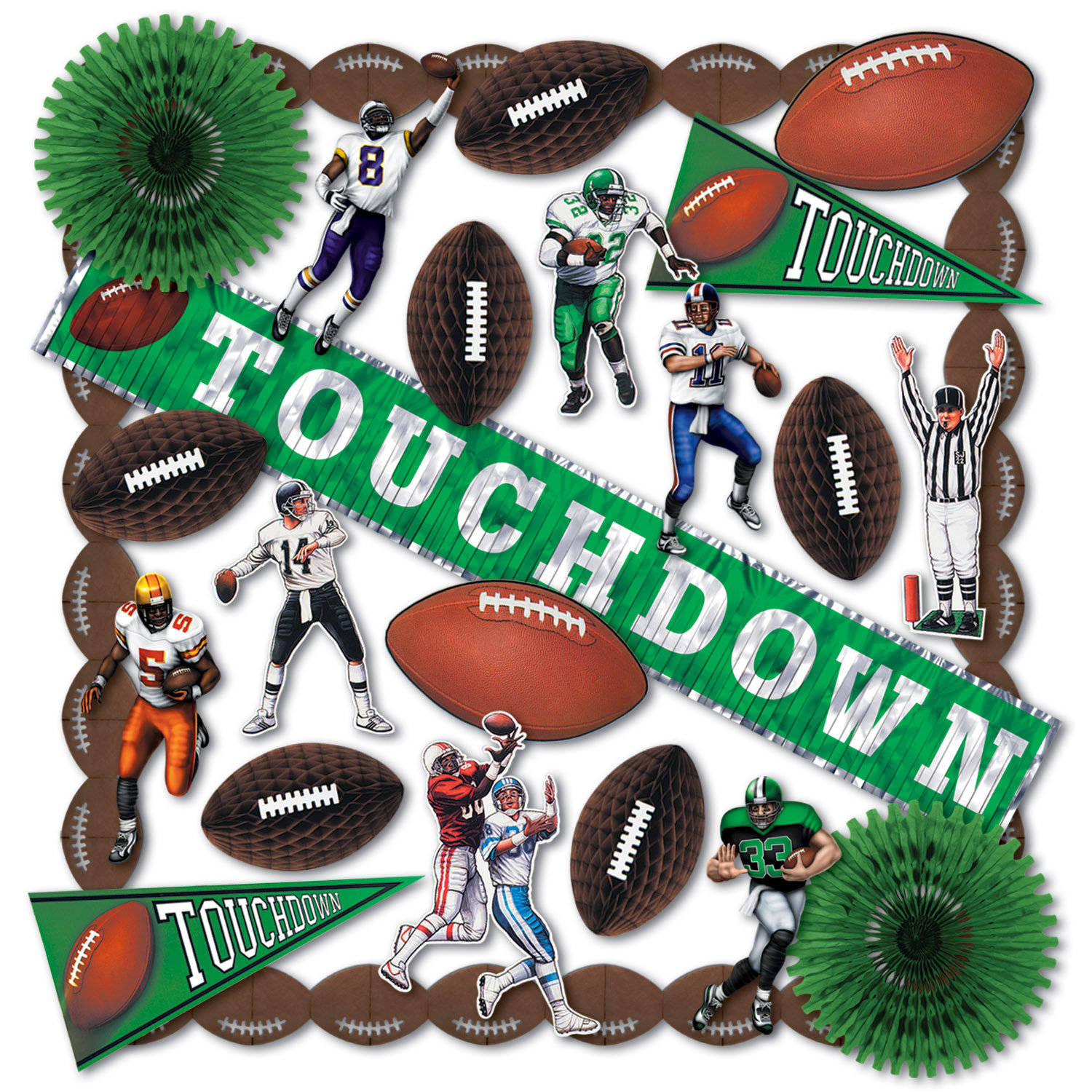 Beistle Touchdown Decorating Kit - Pack of 1 | Wayfair