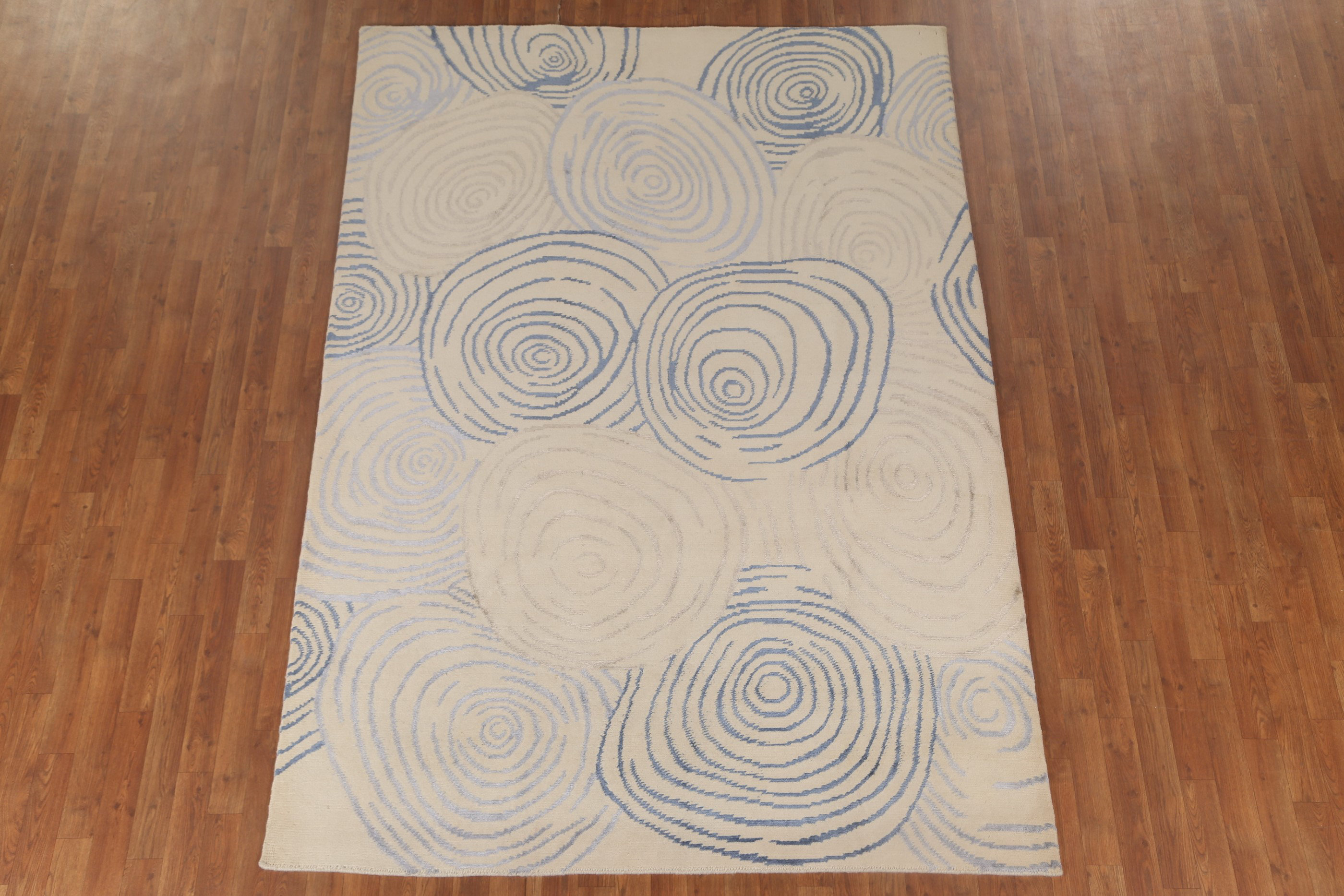 Orren Ellis Modern Handmade Abstract Area Rug 6x8 | Wayfair