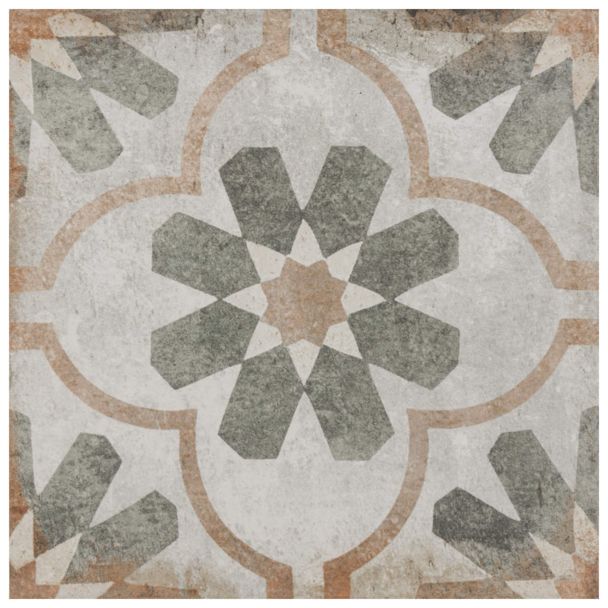 Merola Tile D'Anticatto Decor Florence 9" x 9" Porcelain Patterned Wall ...