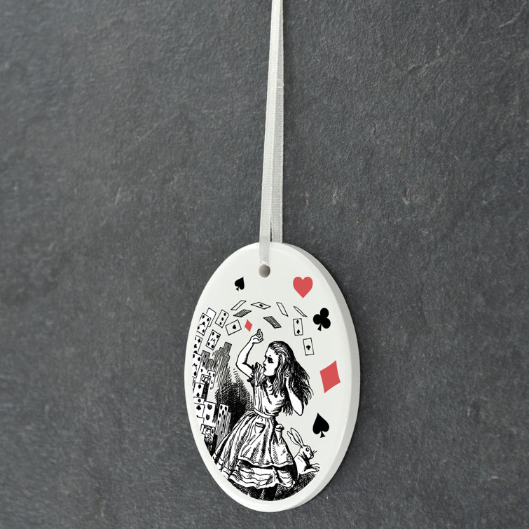 The Seasonal Aisle Alice and Cards Alice In Wonderland Oval Shaped ...