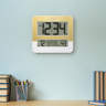 La Crosse Technology Digital Atomic Two-Tone Clock with Temperature ...