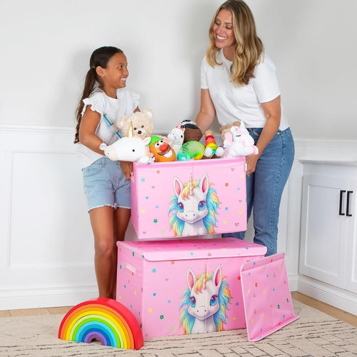 Wayfair | Pink Toy Boxes & Benches You'll Love in 2023