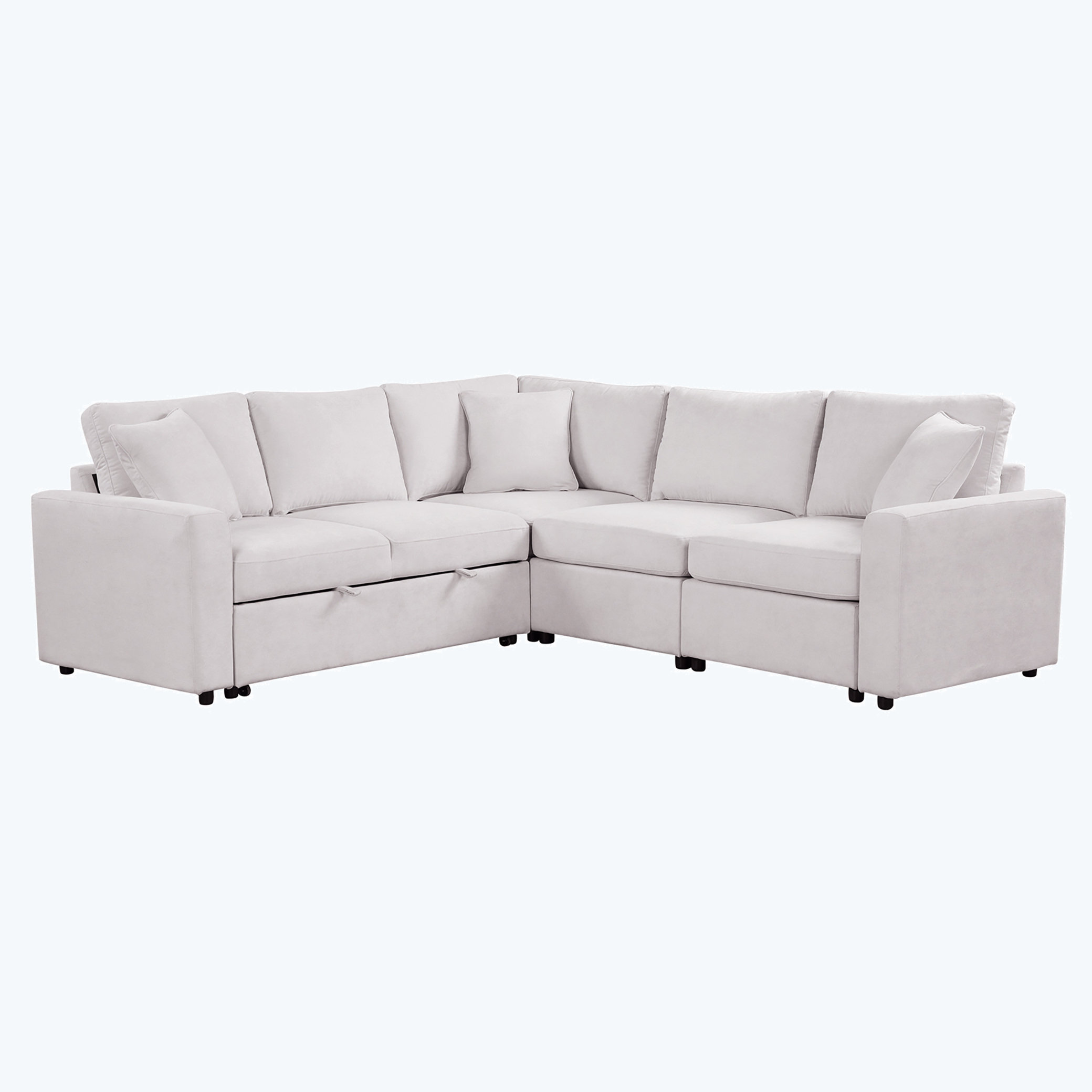 Latitude Run® Ronneisha 5 - Piece Upholstered Sectional | Wayfair